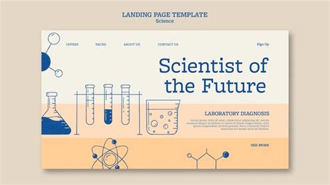 Free Psd Science Template Design