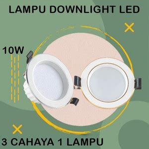 Jual Lampu Downlight Led Warna Lampu Panel Led Plafon Rumah W White Jakarta Pusat