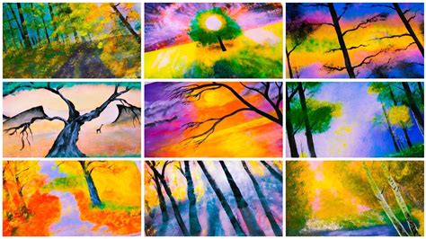 Техника Акриловой живописи на холсте Рисование акрилом для начинающих Youtube