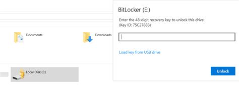 Resetted The Laptop And Now The E Drive Is Locked By Bitlocker And