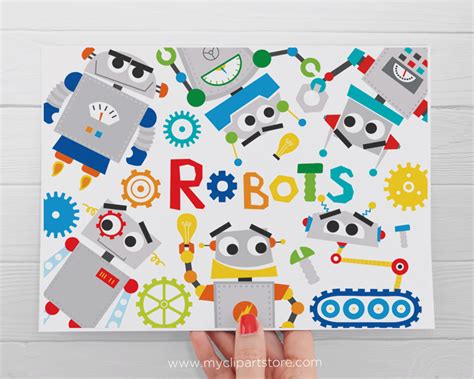 Classroom Treasures Robot Clipart 4034431