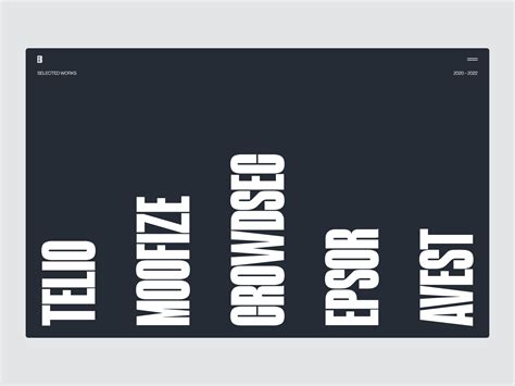 Works Index Hover Interaction Awwwards