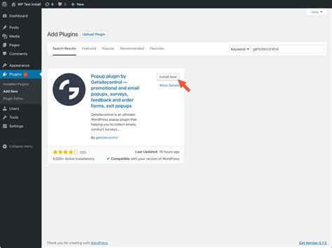 How To Install Widgets With Wordpress Getsitecontrol