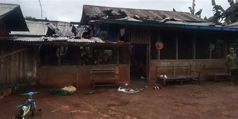 Dvb ဒီးမော့ဆိုတွင် စစ်တပ်ပစ်ခတ်သည့် လက်နက်ကြီးကျည် ထိမှန်ပြီး ပြည