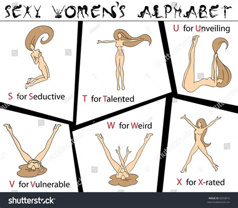 Sexy Alphabet S X Stock Vector Royalty Free Shutterstock