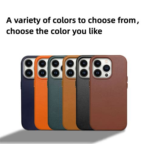 Leather Magnetic Phone Case For Iphone Pro Iphone Pro Max Cell Phones Accessories Temu