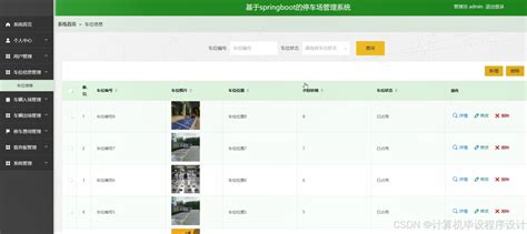 【开题报告】基于springbootvue停车场管理系统（程序源码论文 计算机毕业设计基于springbootvue智能停车场系统毕业设计论文 Csdn博客