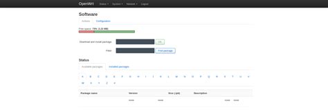 Openwrt Out Of Memory While Actually There Is Freespace Installing