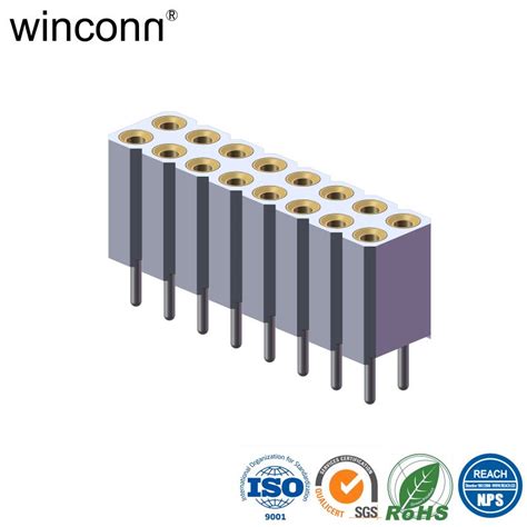 Female Ic Socket 2 54mm Straight Dip Type From China Manufacturer Pin Header Fpc Connector