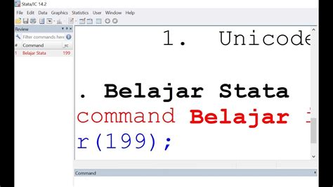 Video A004 Input Data Dari Excel Ke Stata Youtube