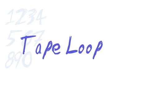 Tape Loop Font Free Download Now Tape Loop Font Free Download Now