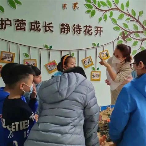文明实践看邹平黄西社区寒假七天乐青少年团体心理沙盘精彩瞬间 沙具 游戏 黄西