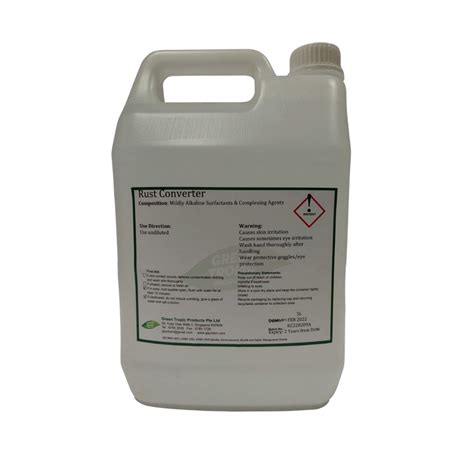 Rust Converter Green Tropic Products Pte Ltd