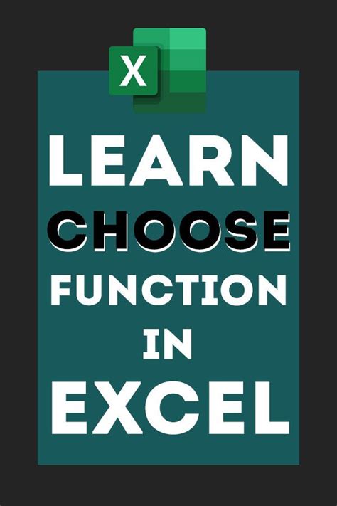 In This Precise Guide You Will Learn How To Use Choose Function With Several Practical And Real