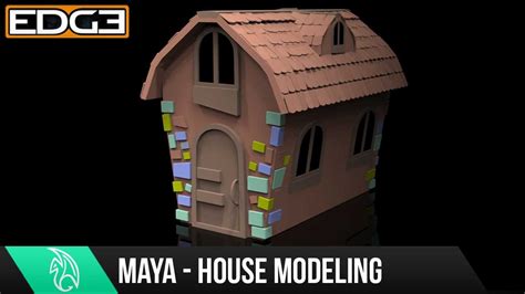 1 Maya For Beginners Modeling A Cartoon House Tutorial 1080p Hd Youtube