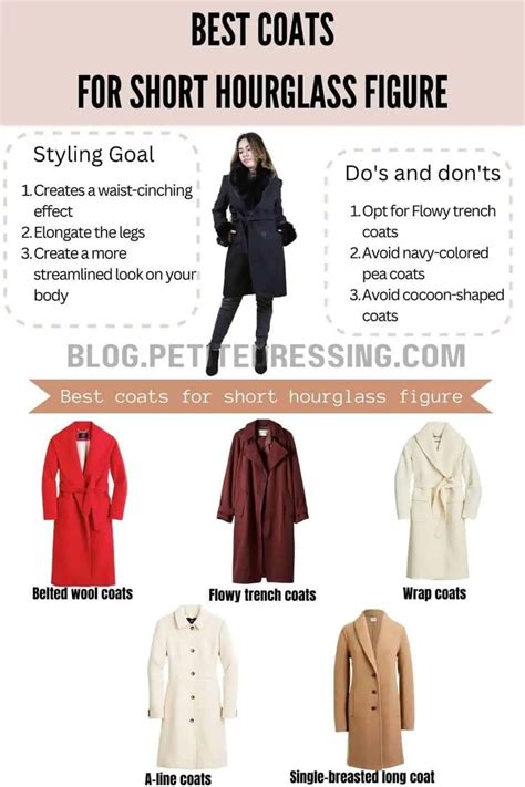 The Best Coats For Short Hourglass Figure
