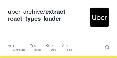 Github Uber Archiveextract React Types Loader