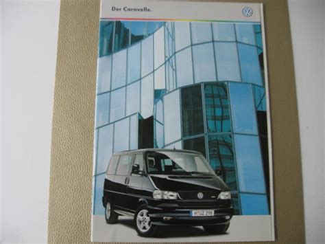 Prospekt Vw Bus Caravelle T4b Modellpflege 10 1999 Eur 7 95 Picclick De