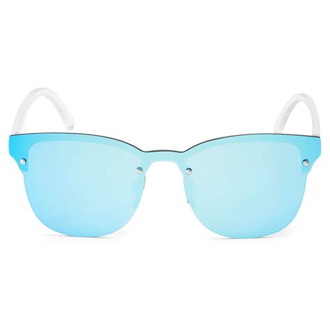 Ice Blue Mirror Lens Sunglasses In Stock Paul Riley