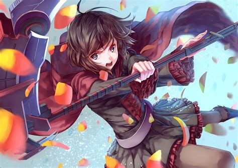 Ruby Rose Rwby Drawn By Touboku Danbooru