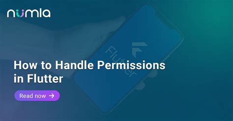 How To Handle Permissions In Flutter Rflutterdev