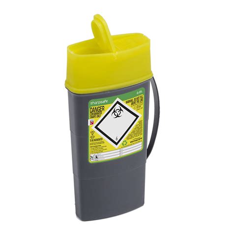 Sharpsafe Container 0 6 Litre Recycled Interpath Services Pty Ltd