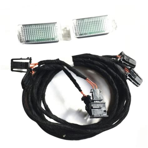 Led Footwell Light Fodlampe Kabel Ledningsnet Til B7 B8 Cc Golf 7 Mk7 7