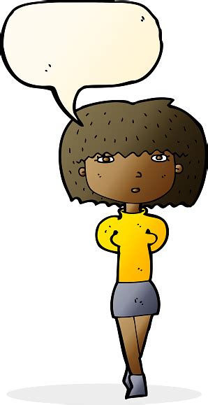 말풍선이 있는 부끄 말풍선을 가진 여자 그라데이션에 대한 스톡 벡터 아트 및 기타 이미지 그라데이션 낙서 드로잉 대화 풍선 문자 기호 Istock