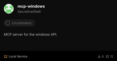 Mcp Windows Mcp Servers · Lobehub