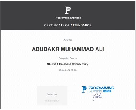 Abubakr Mohamed On Linkedin Csharp Databaseconnectivity Programming