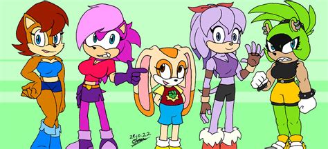 Fit N Fine Sonic Girls And Cream By Tmntsam On Deviantart