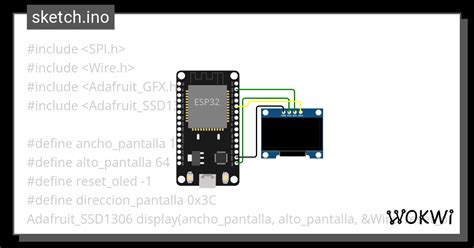 Esp32 Oled Prueba De Todas Las Funciones Wokwi Esp32 Stm32 Arduino