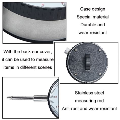 0 01mm High Precision Large Dial Pointer Dial Indicator Specification 0 30mm