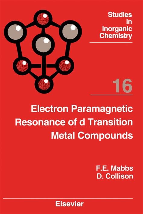 Electron Paramagnetic Resonance Of D Transition Metal Compounds Premiumjs Store