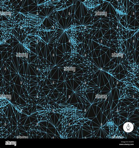 Network Abstract Background 3d Technology Vector Illustration Stock Vector Image And Art Alamy