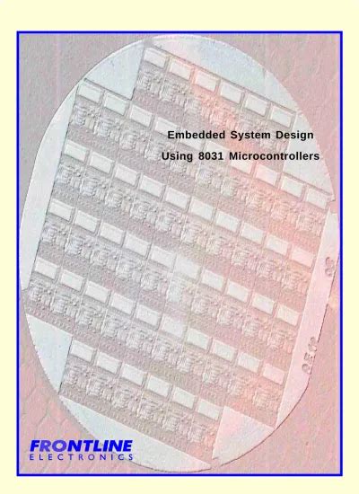 embedded system design using 8031 microcontrollers