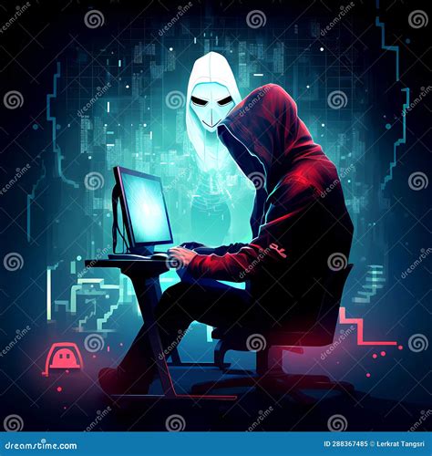 Ghost Hacker Data Stock Illustration Illustration Of Concert 288367485