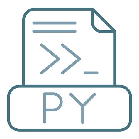Premium Vector Python File Flat Illustration