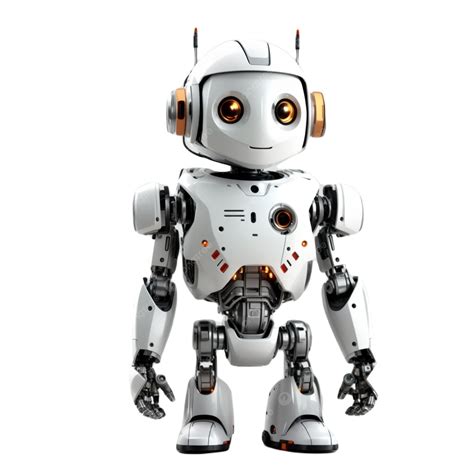 Hình ảnh Kết Xuất 3d Của Một Robot Nhỏ Bị Cô Lập Trên Nền Trắng Png Kết Xuất 3d Của Một Robot