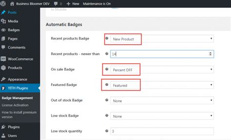 Woocommerce How To Display Custom Product Badges Eg Off New Free