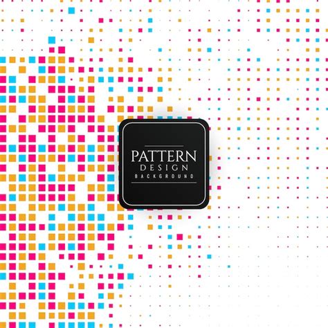 Free Vector Abstract Colorful Mosaic Pattern Background