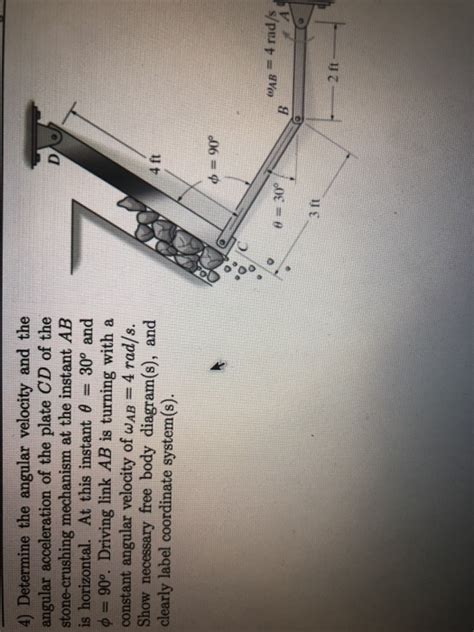 Solved Determine The Angular Velocity And The Angular Chegg