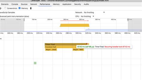 Trace Results With Default Categories In Devtools User Js Stack Is Not Displayed
