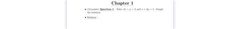 solved chapter 1 12 ﻿points ﻿question 1 solve 3x y 3 ﻿and