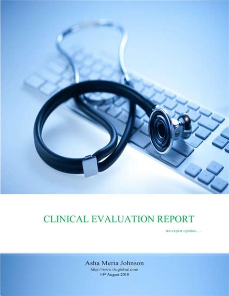 Clinical Evaluation Report For Medical Devices Pdf
