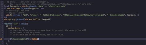 Lazy Nvim How To Disable A Defalt Keymap Of The Plugin R Neovim