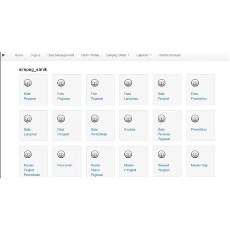 Jual Sistem Informasi Kepegawaian Berbasis Web Online Indonesiashopee