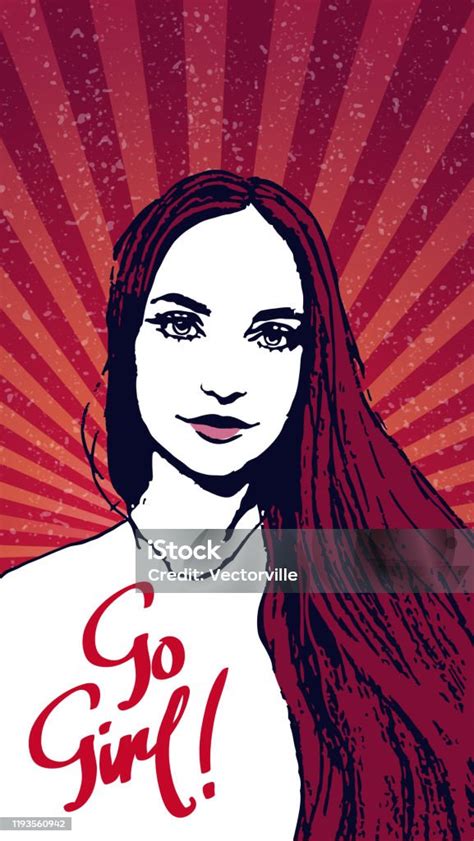 패션 여자 초상화 T 셔츠 인쇄 디자인 손으로 그려진 텍스트 필드 기호 벡터 아름 다운 일러스트 유럽 금발 긴 머리 소녀 모델 와 빨간 태양 줄무늬 배경 T 셔츠에 대한