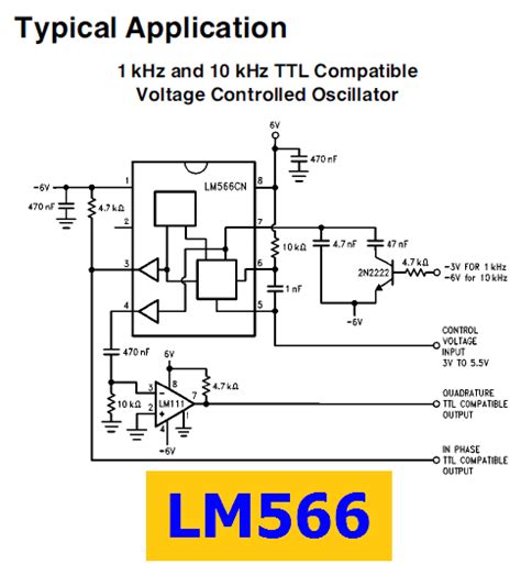 Lm566 Voltage Controlled Oscillator