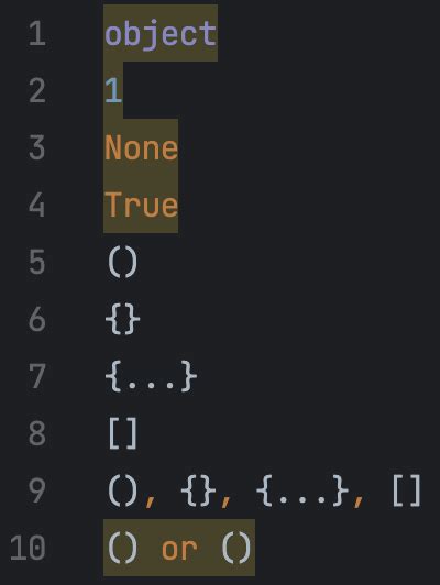 Unused `tuple` `dict` `set` And `list` Literals Are Not Reported Per `reportunusedexpression